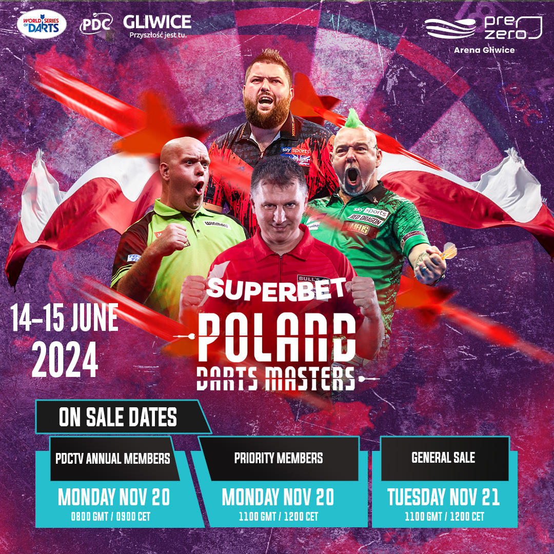 Poland Darts Masters Moves to Gliwice for 2024 | Darts World Magazine