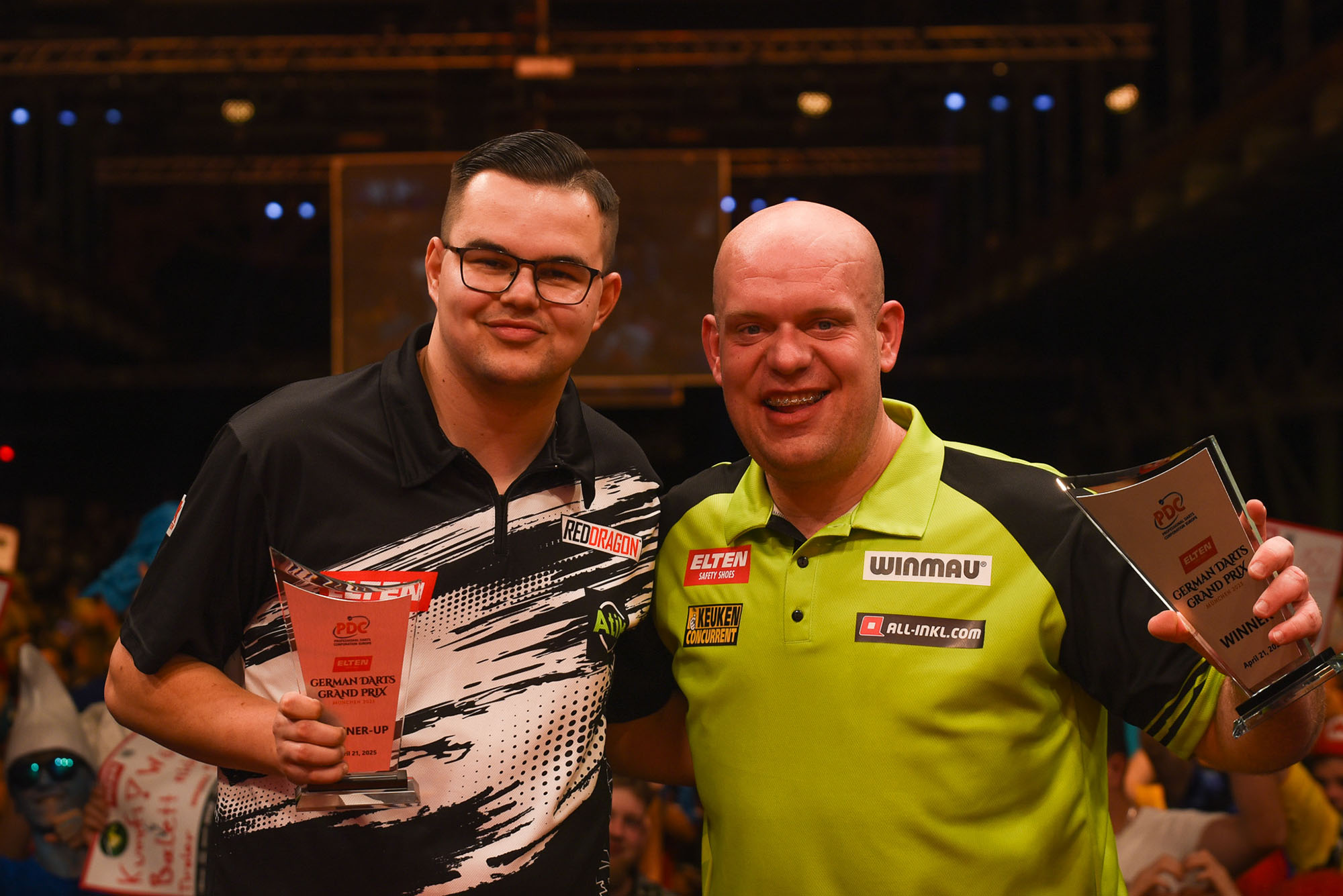 MVG Strikes 9 Dart Perfection and Lifts Munich Crown | Darts World Magazine