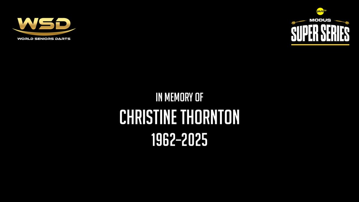 Darts Mourns the Passing of Christine Thornton | Darts World Magazine