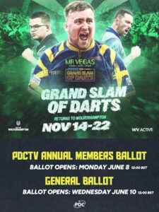 Ballot System Introduced For Expanded Grand Slam of Darts | Darts World ...